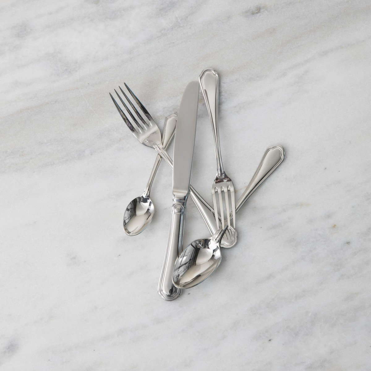 Fortessa Medici 18/10 Stainless Steel 20 Piece Flatware Set (Service ...