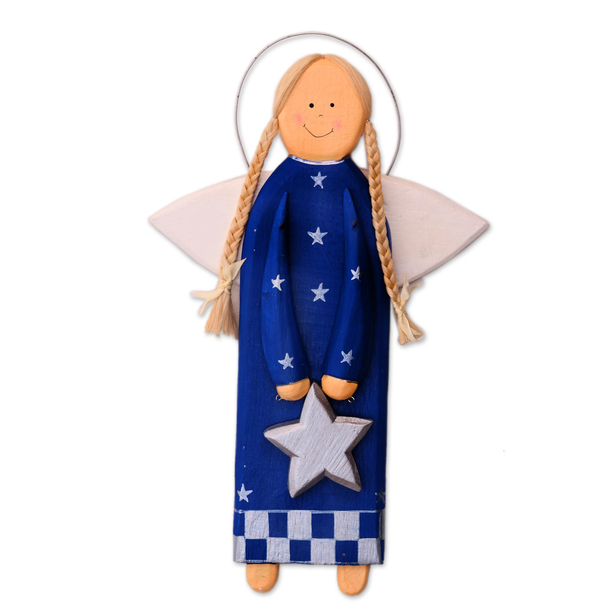 The Holiday Aisle® Wood Star Angel | Wayfair