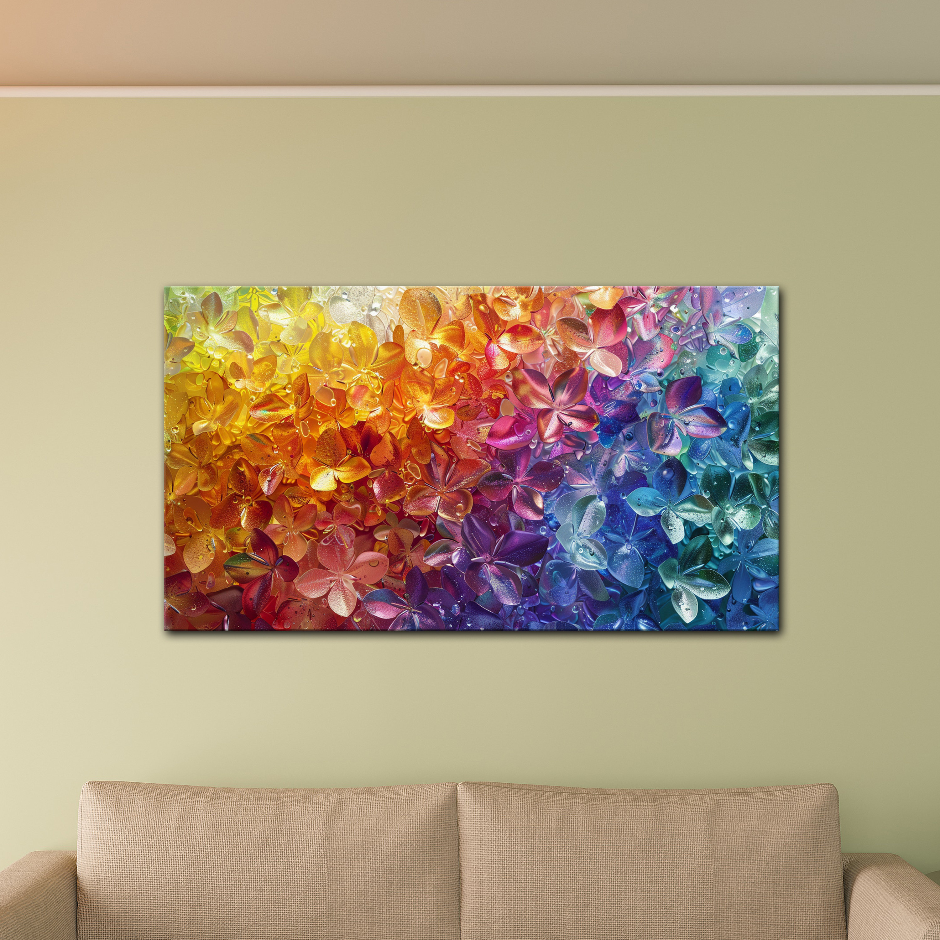 Ebern Designs Irisfract Cascade? by Genie's Poems - Print Wall Art Work ...