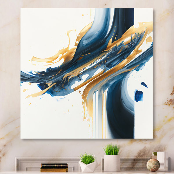 Ivy Bronx Esther Abstract Wall Decor on Metal | Wayfair