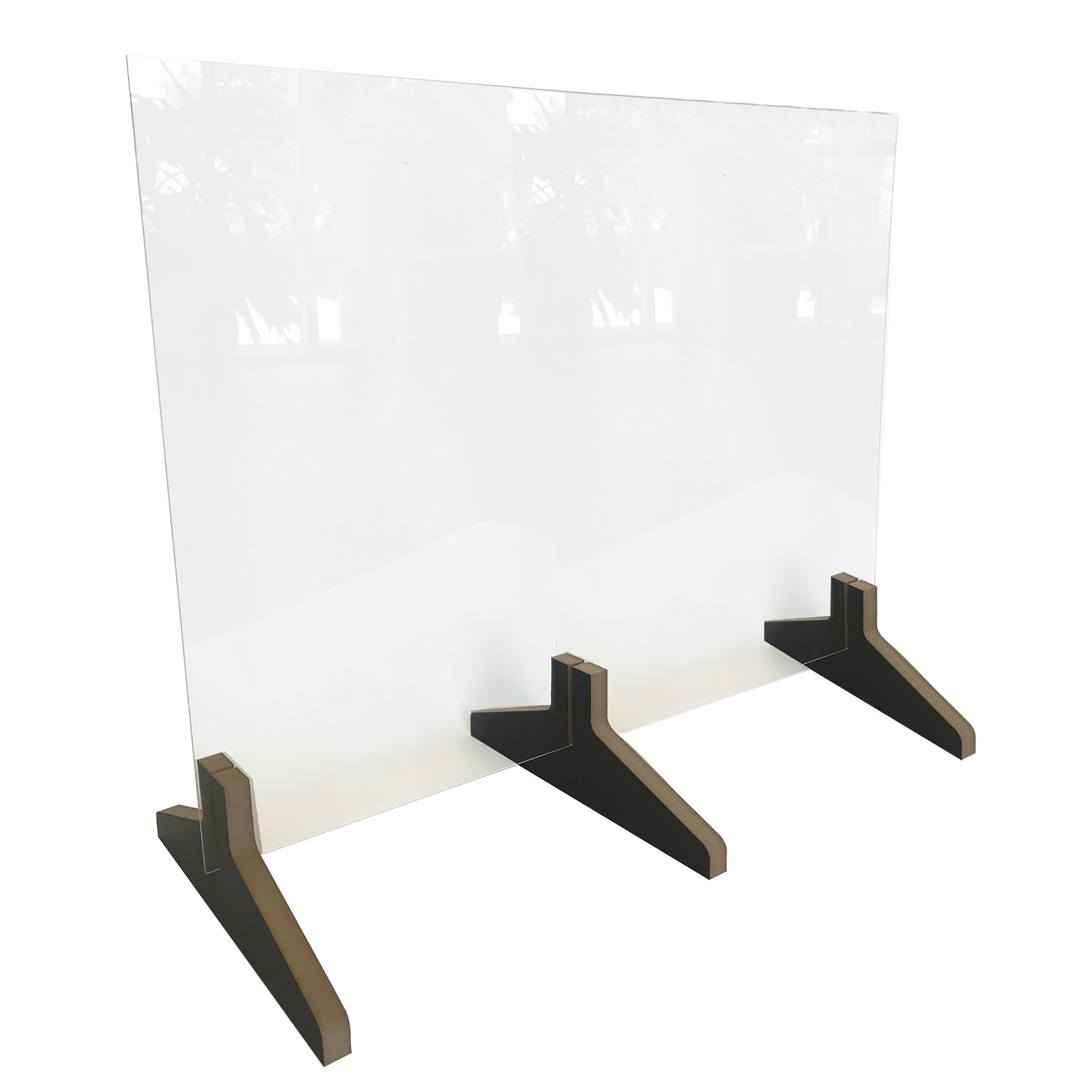 Red Barrel Studio Waddell Countertop Protective Acrylic Shield With No ...