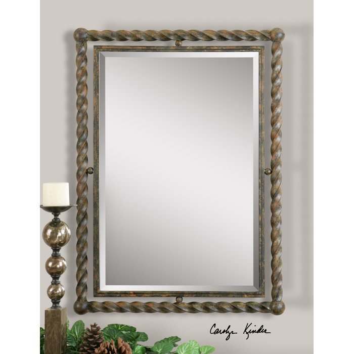 Darby Home Co Rectangle Metal Wall Mirror & Reviews | Wayfair