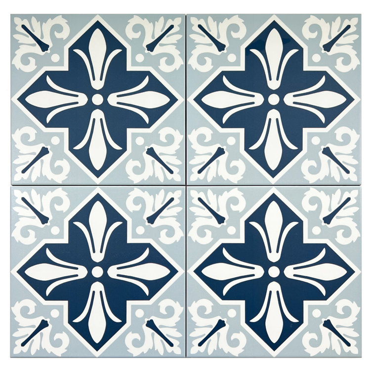 Tile Cart Cathedral 8" x 8" Porcelain Wall & Floor Tile - Wayfair Canada