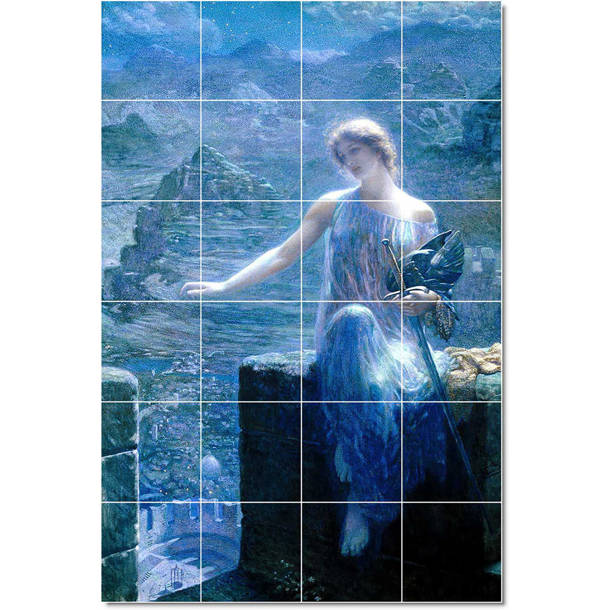 Picture-Tiles.com 36" x 96" Ceramic Painting Decorative Mural Tile 12 ...