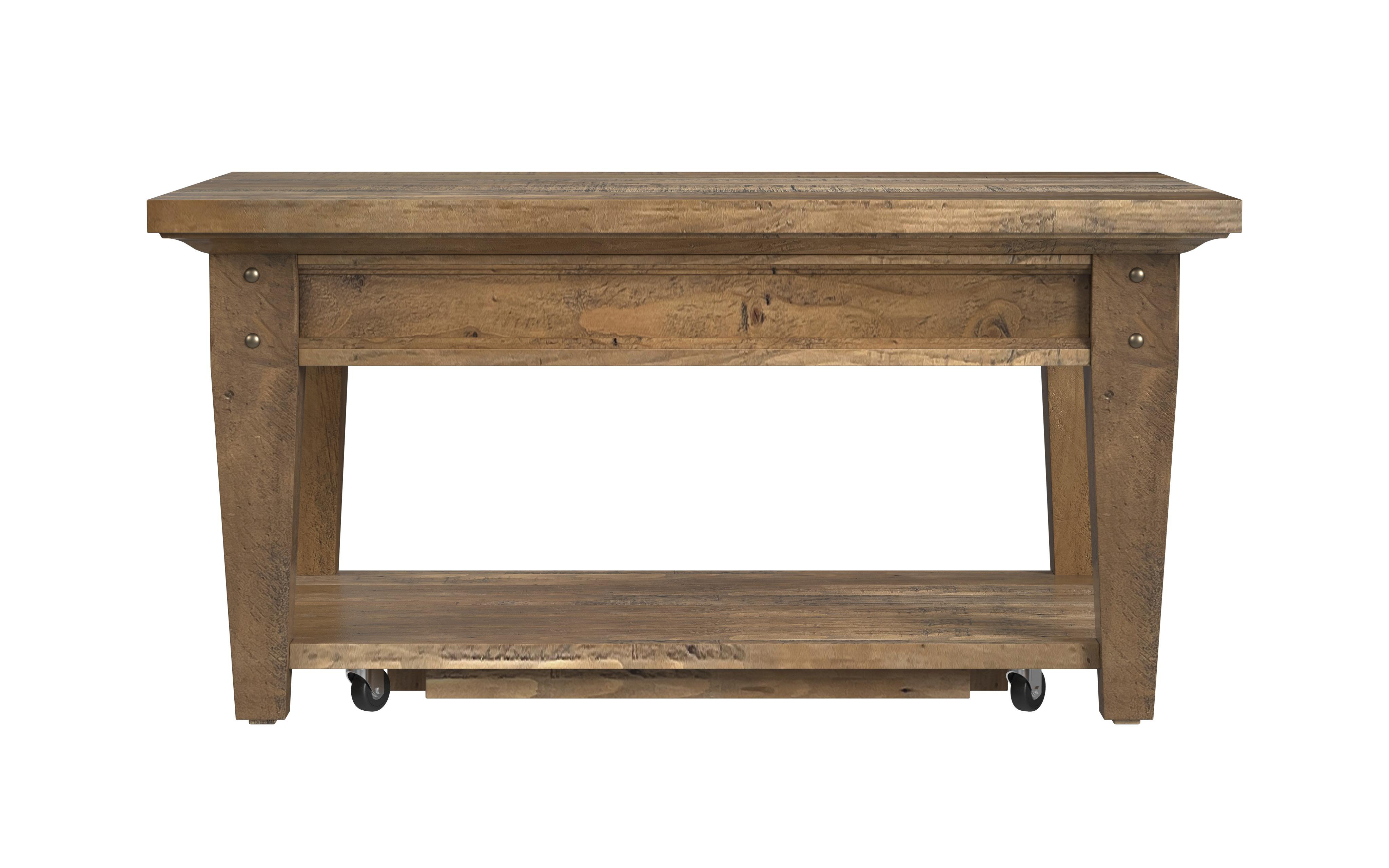 Millwood Pines Eralynn Reclaimed Wood Rectangular Cocktail Table | Wayfair
