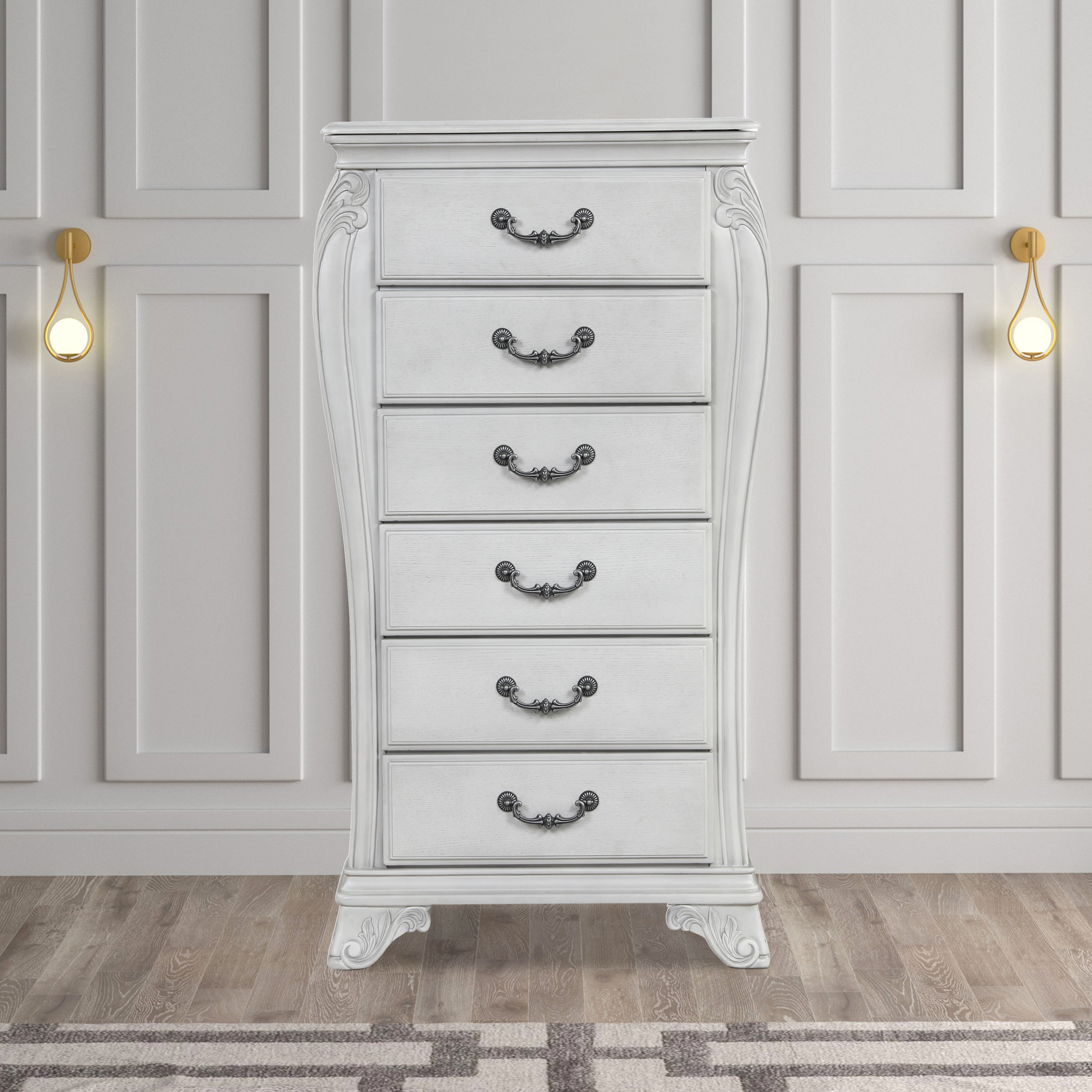 Royal Classics Cambria Hills 6-Drawer Solid Wood Jewelry Chest | Wayfair