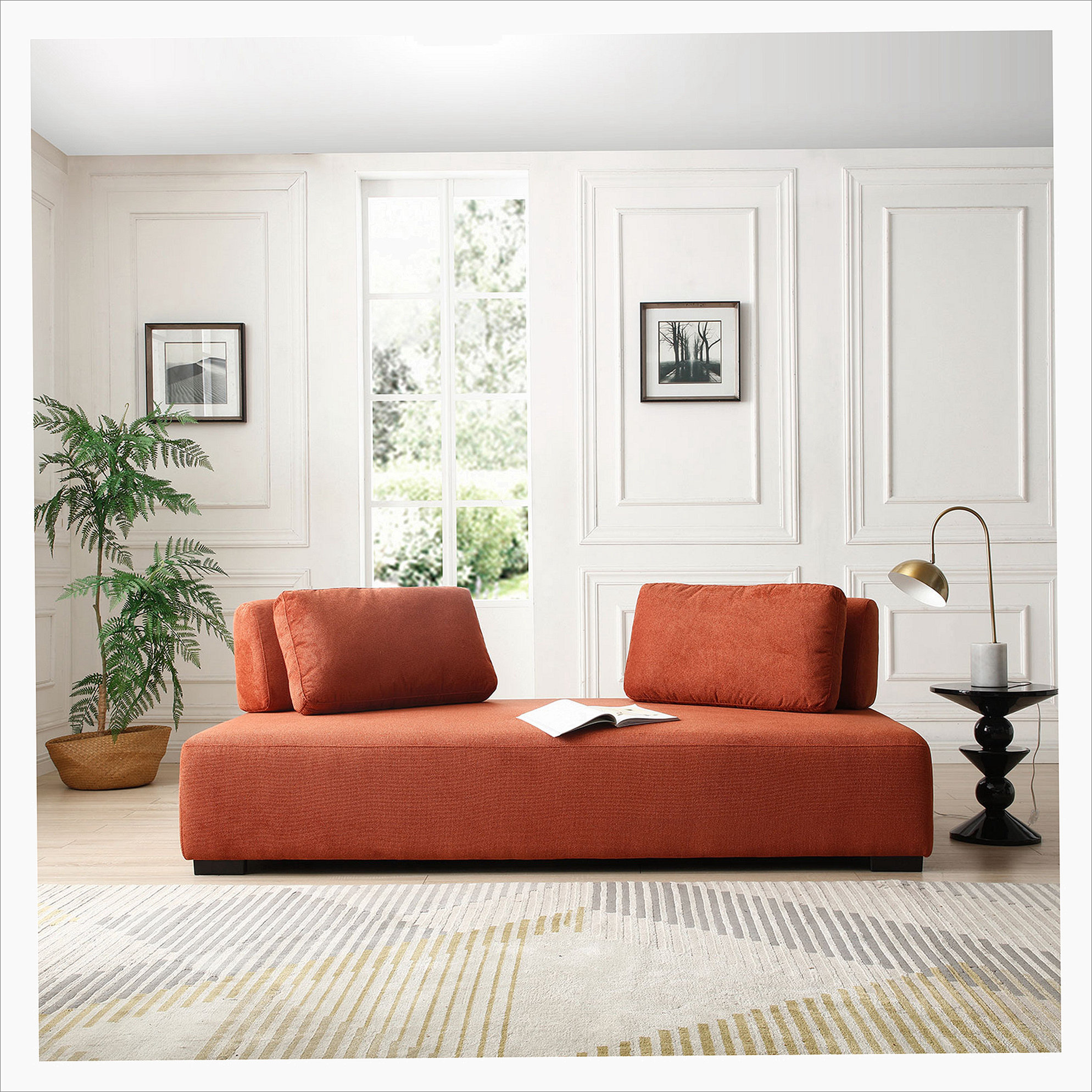 Latitude Run® Sofa Minimalist Modular Sofa Sofadaybed Ideal For Living ...