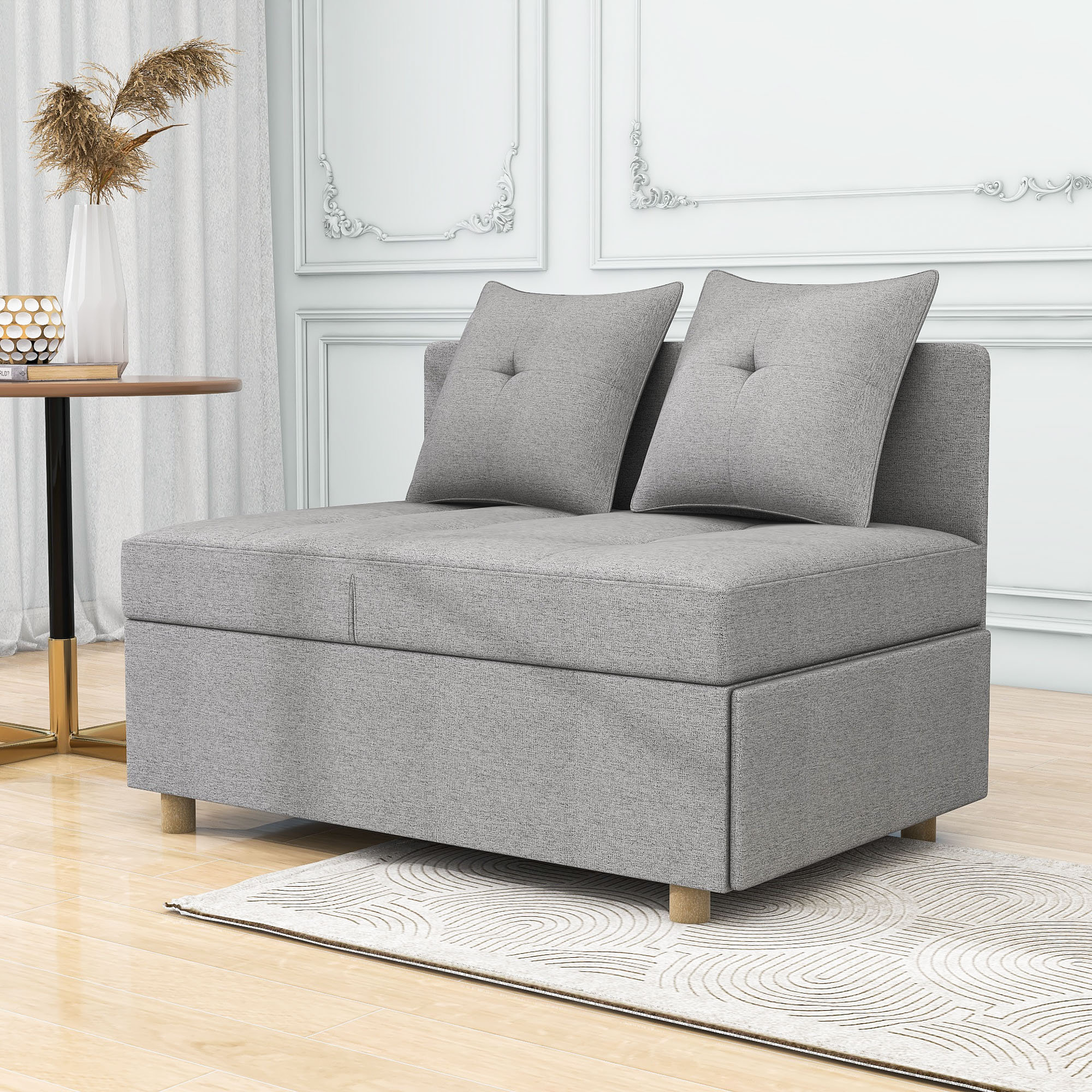 Ebern Designs Konstantinia 4-in-1 Convertible Sofas, Single Extendable ...