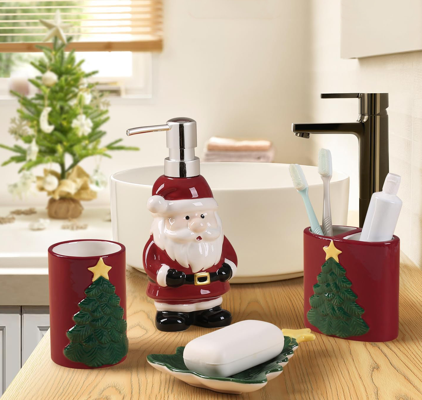 soap dispenser set