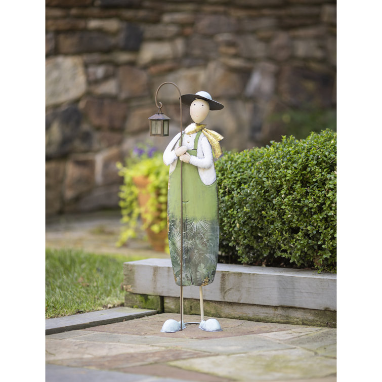 Arlmont & Co. Moravka People Metal Garden Statue | Wayfair