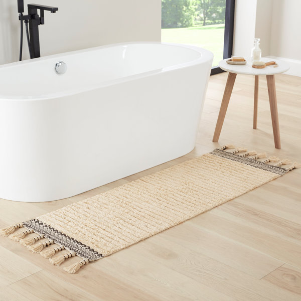 Lucky Brand Demian Fringe Cotton Bath Rugs & Reviews | Wayfair