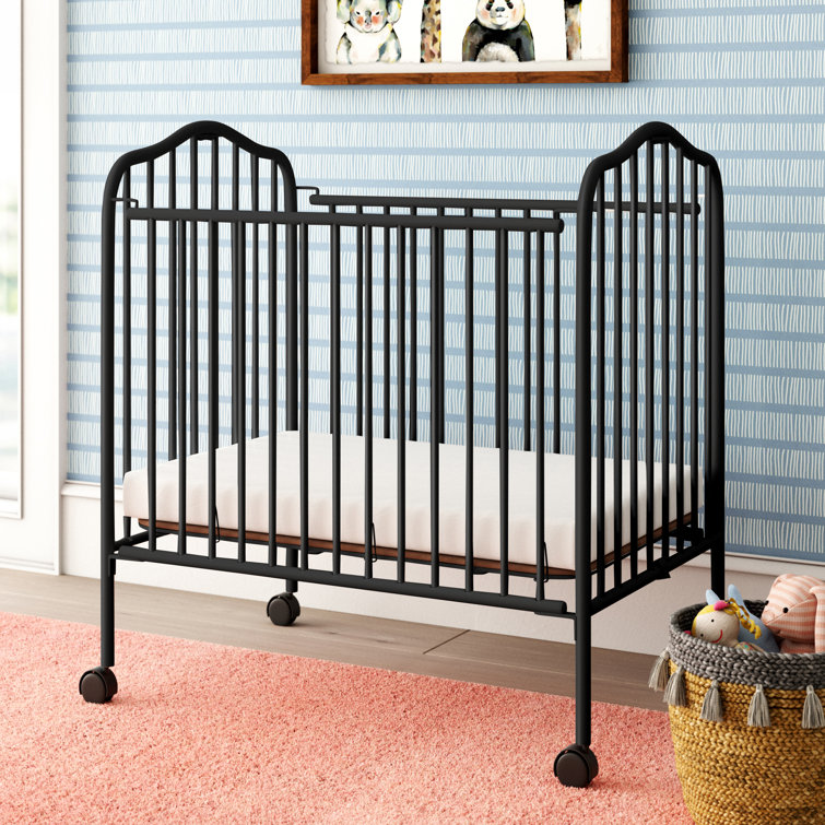 Gemma Violet Cardin Mini Portable Crib with Mattress & Reviews | Wayfair