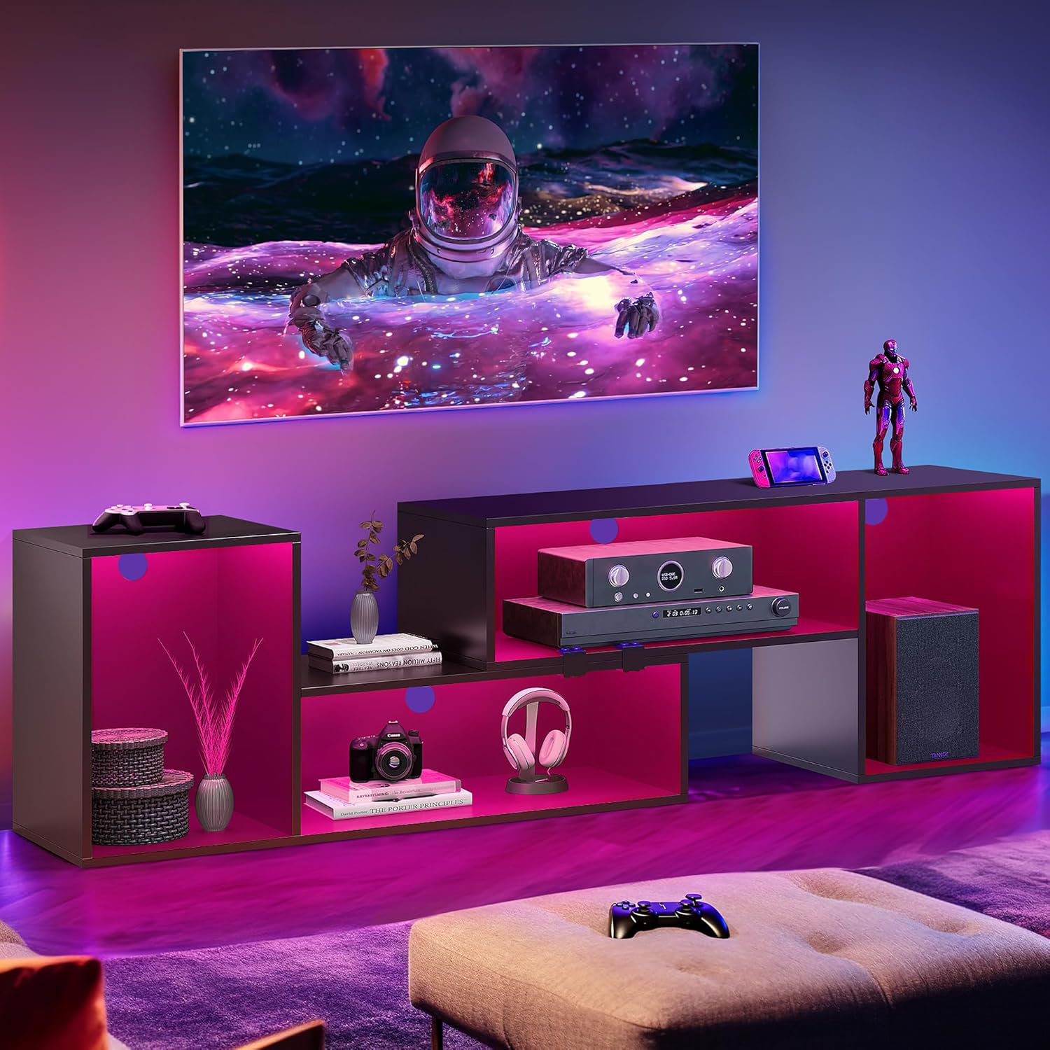 Ivy Bronx LED Strip,Deformable Entertainment Center, Gaming TV Consoles ...