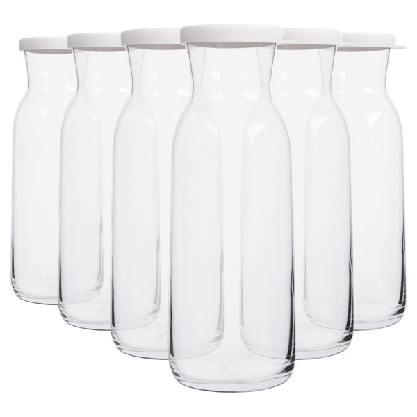 LAV - Fonte Glass Carafes - 1.2L - White Lid | Wayfair.co.uk