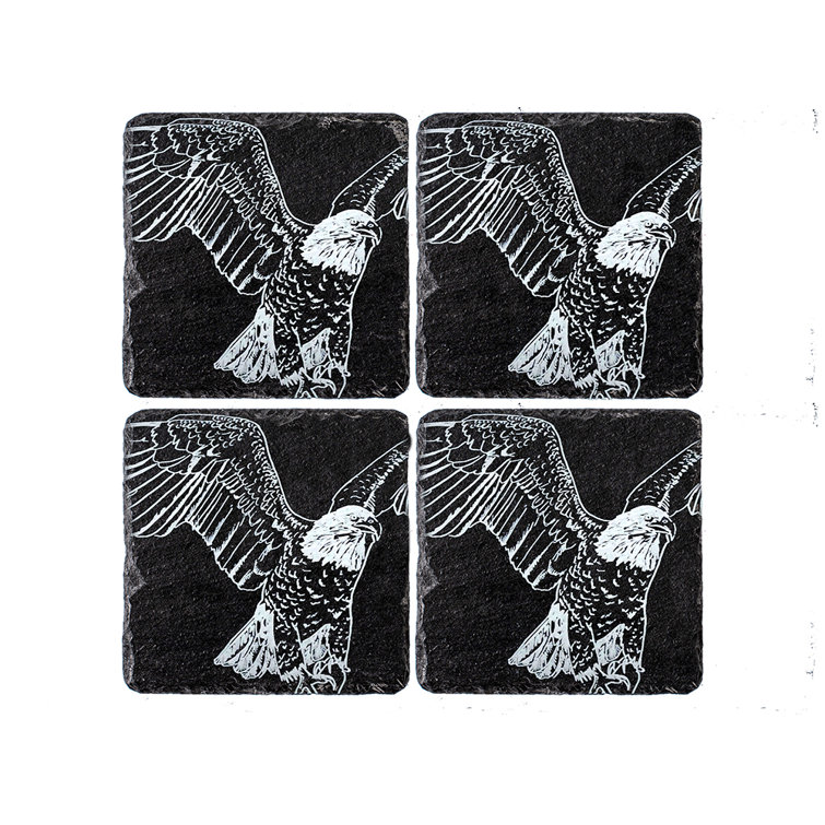 Fairmont Park Square 4 Piece Coaster Set | Wayfair.co.uk