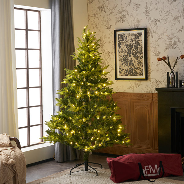 Die Saisontruhe Künstlicher Weihnachtsbaum Grün mit Leuchten in ...