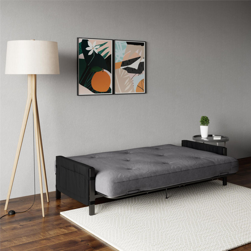 The Twillery Co.® Maywood 76" Futon Frame & Reviews | Wayfair