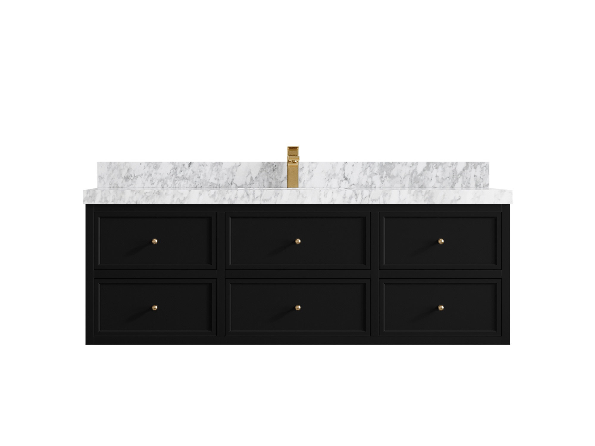 Willow Collections Roswell Floating 60'' Single Bathroom Vanity with ...