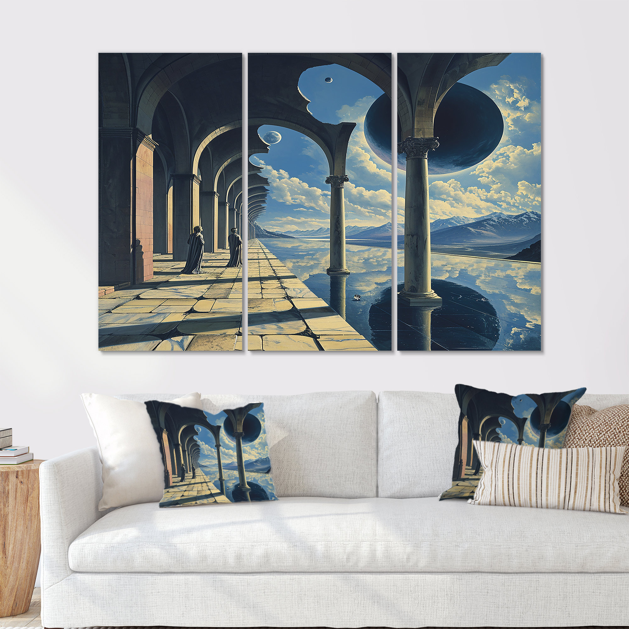 Design Art Fables Of The Forgotten Land - Surrealism Wall Art Decor Set ...
