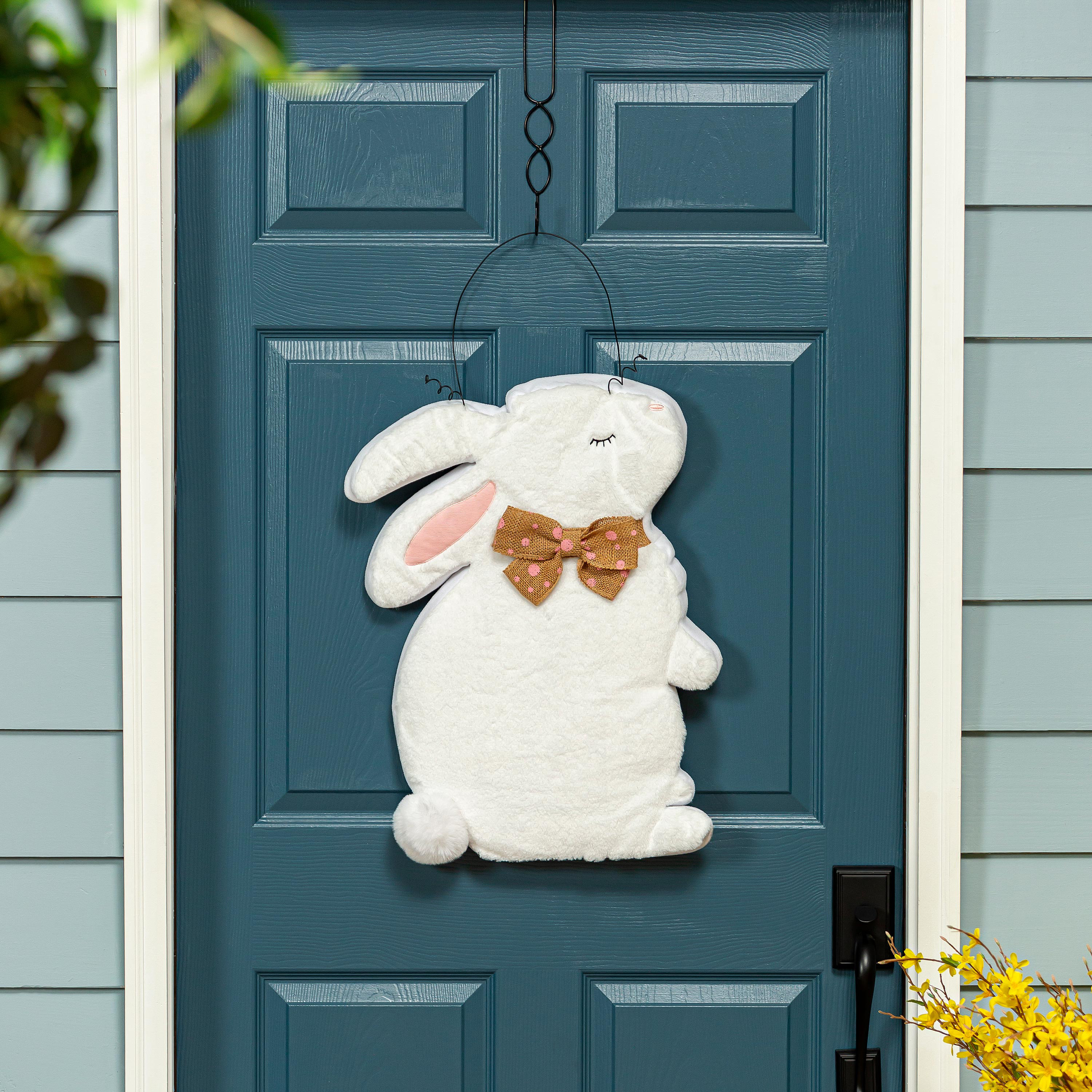August Grove® Every Bunny Welcome Fuzzy Door Décor | Wayfair