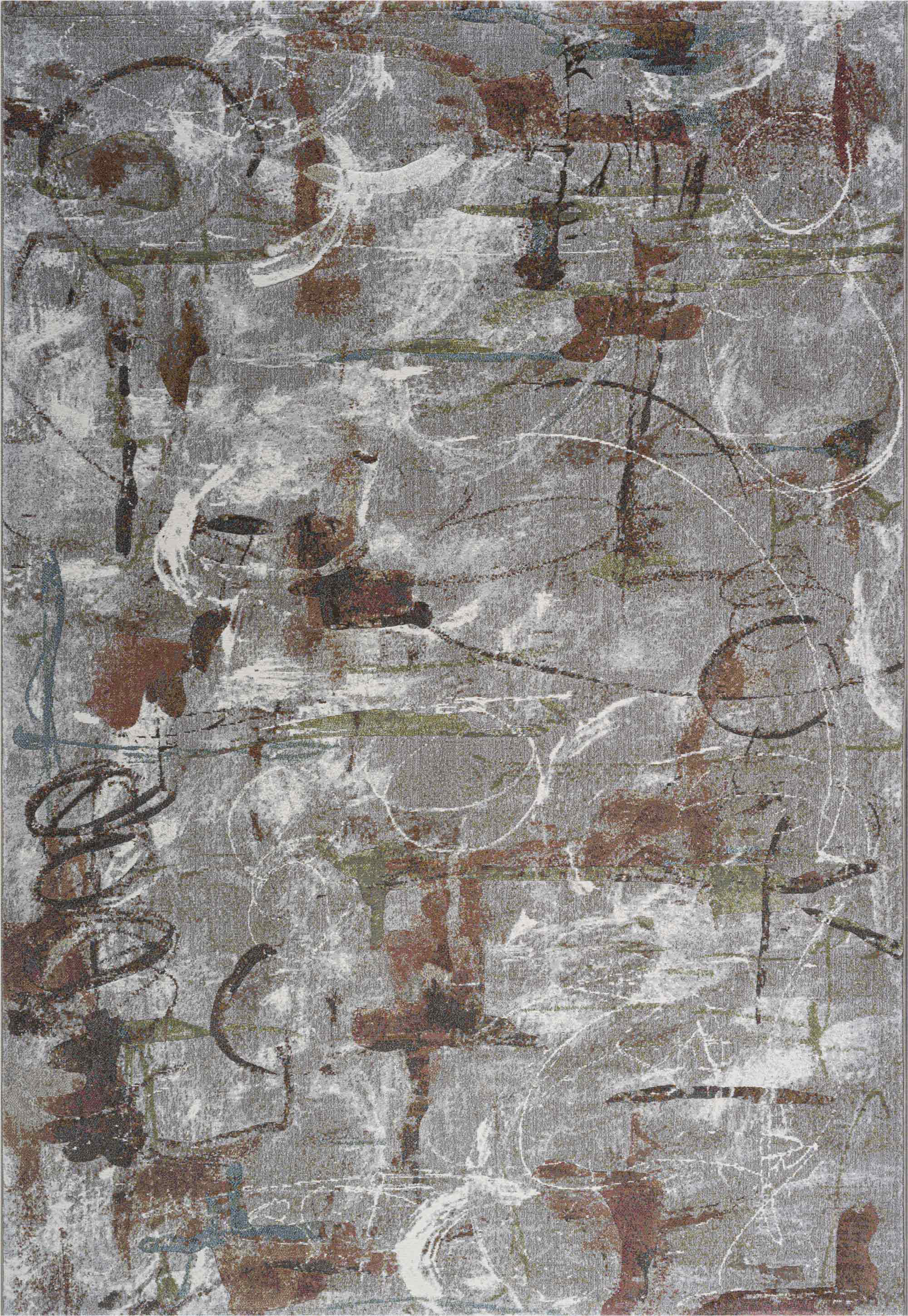 Ivy Bronx Choua Power Loom Brown/Beige/Grey Rug | Wayfair.ie