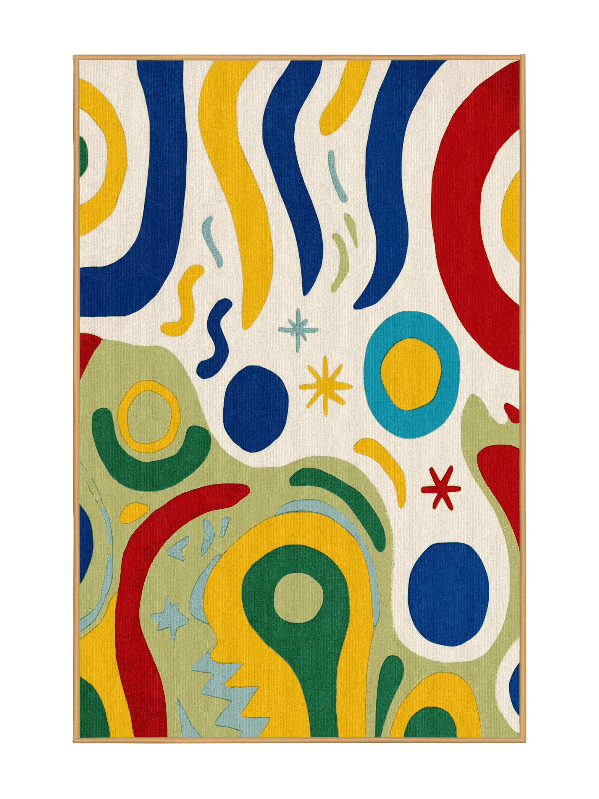 Wrought Studio™ Jubilant Pop Rug | Wayfair
