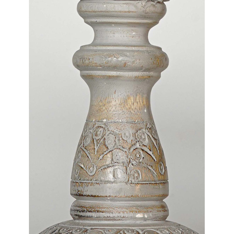 Ophelia & Co. 15'' H Wood Tabletop Pillar | Wayfair