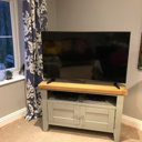 Three Posts Lemuel Solid Wood TV Stand for TVs up to 43" & Reviews ...