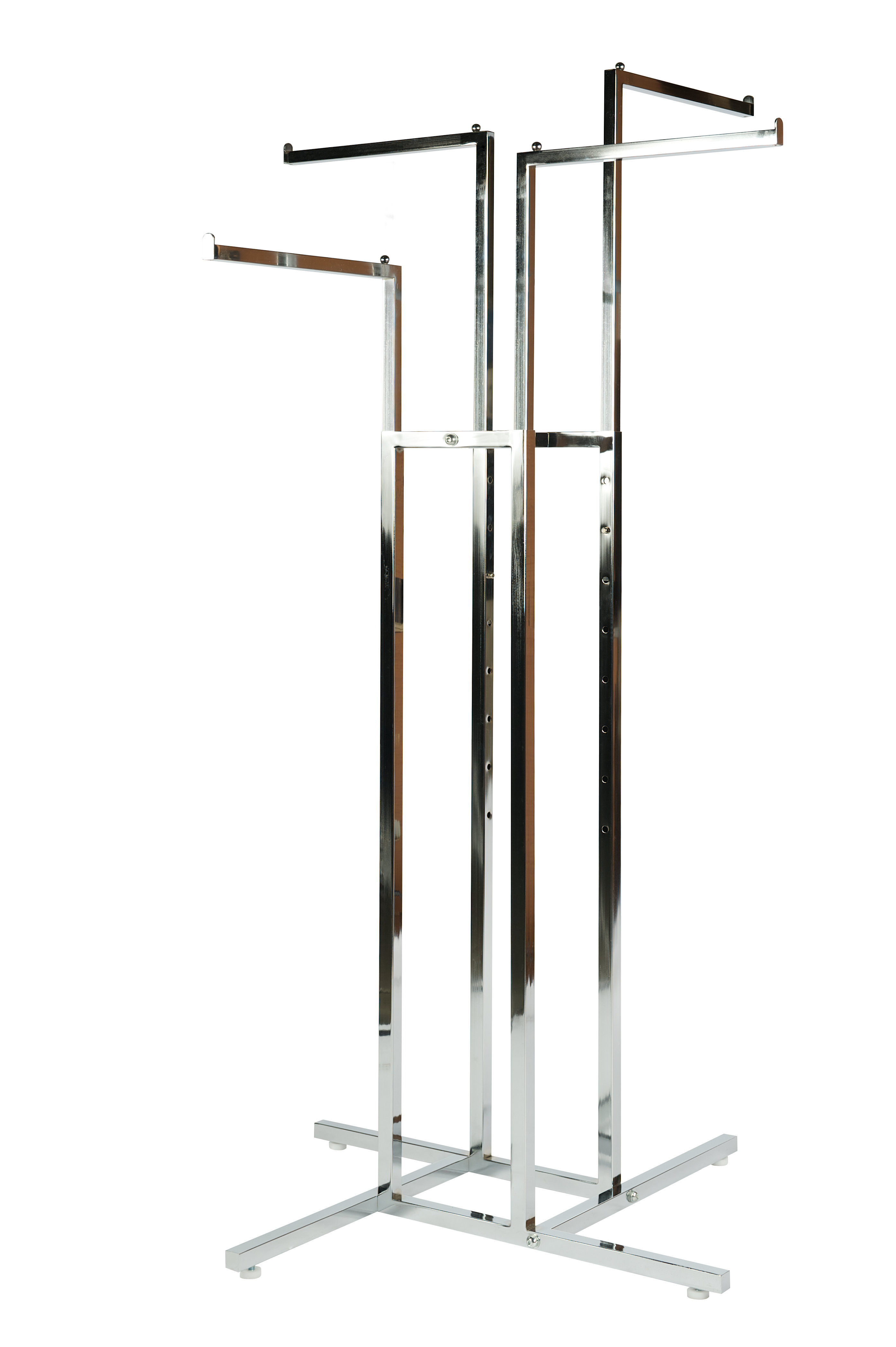 Latitude Run® 4-Way Square Tubing Rack With Interchangeable Slanted ...