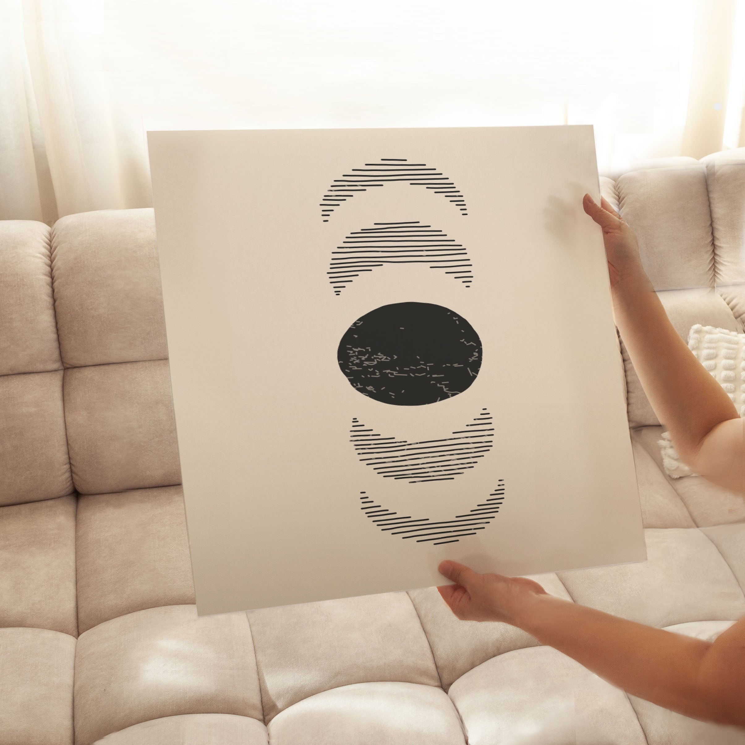 Dakota Fields Astronomy and Space Moon Phases I Bohemian Unframed Art ...