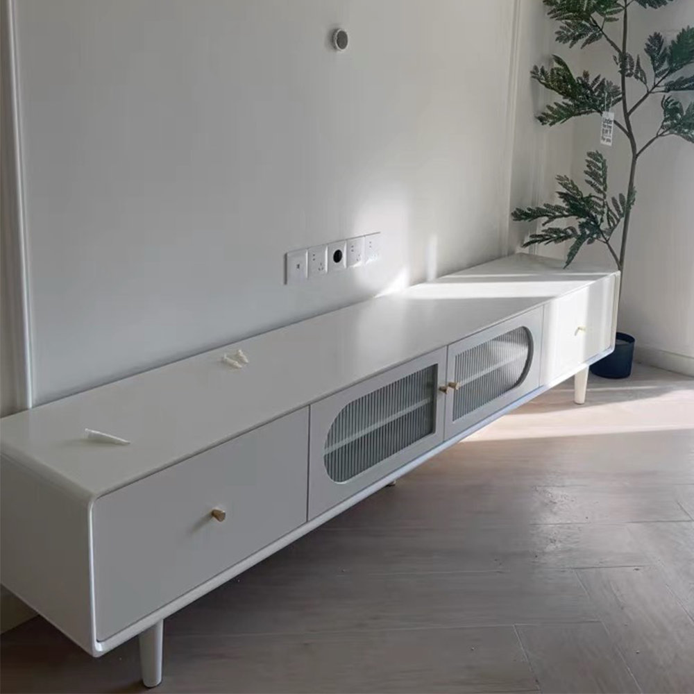 LIZIYE Elegant TV stand with smooth rounded edges | Wayfair