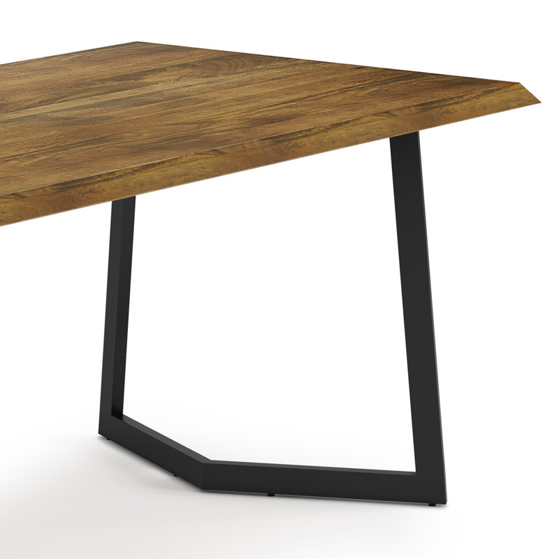 Foundry Select Prunty Metal Base Dining Table | Wayfair