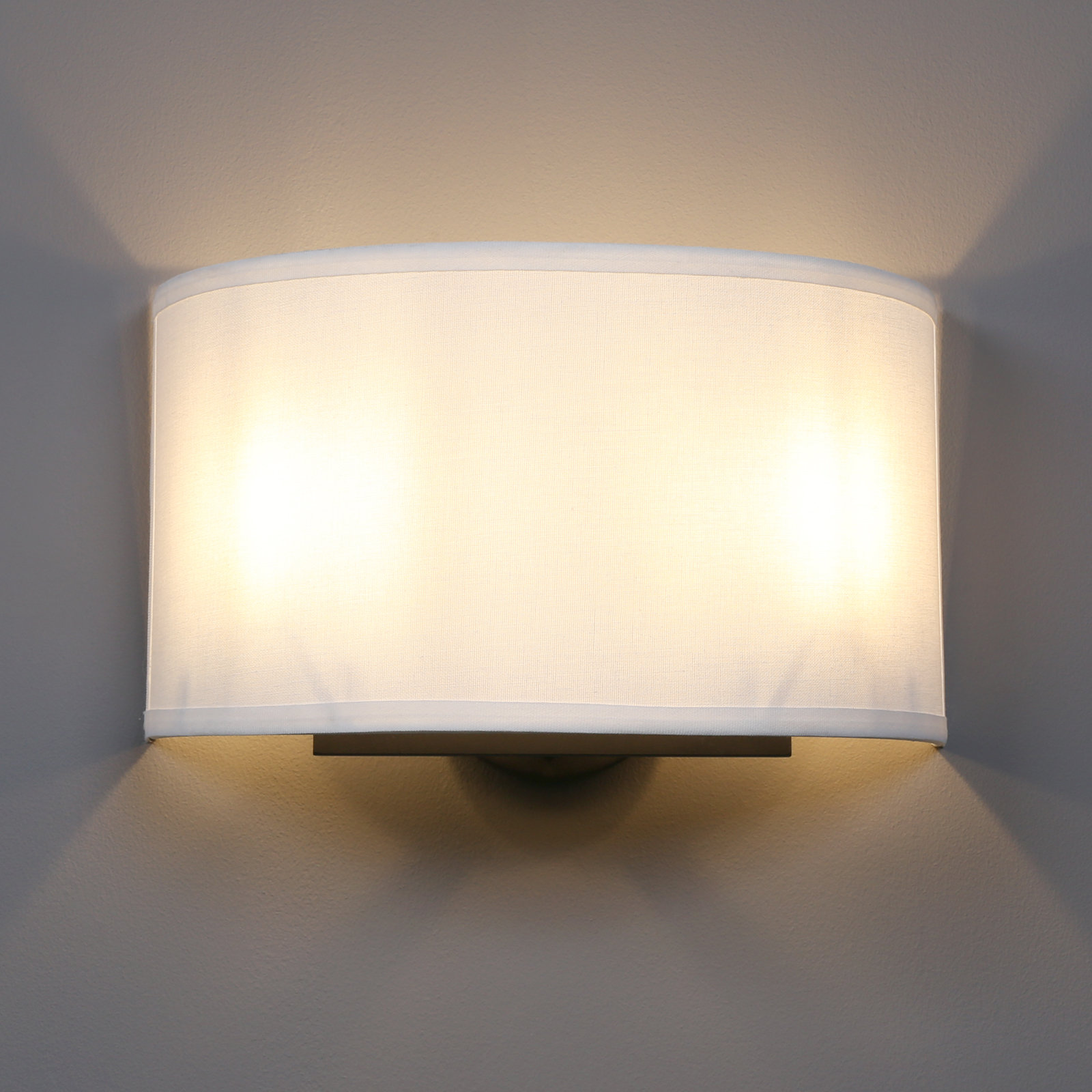 Ebern Designs Fabric Wall Light | Wayfair