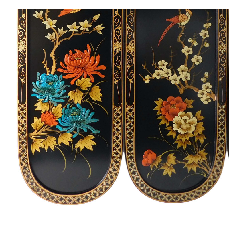Oriental Furniture Warehouse Oriental Wall Plaques Hand Painted ...