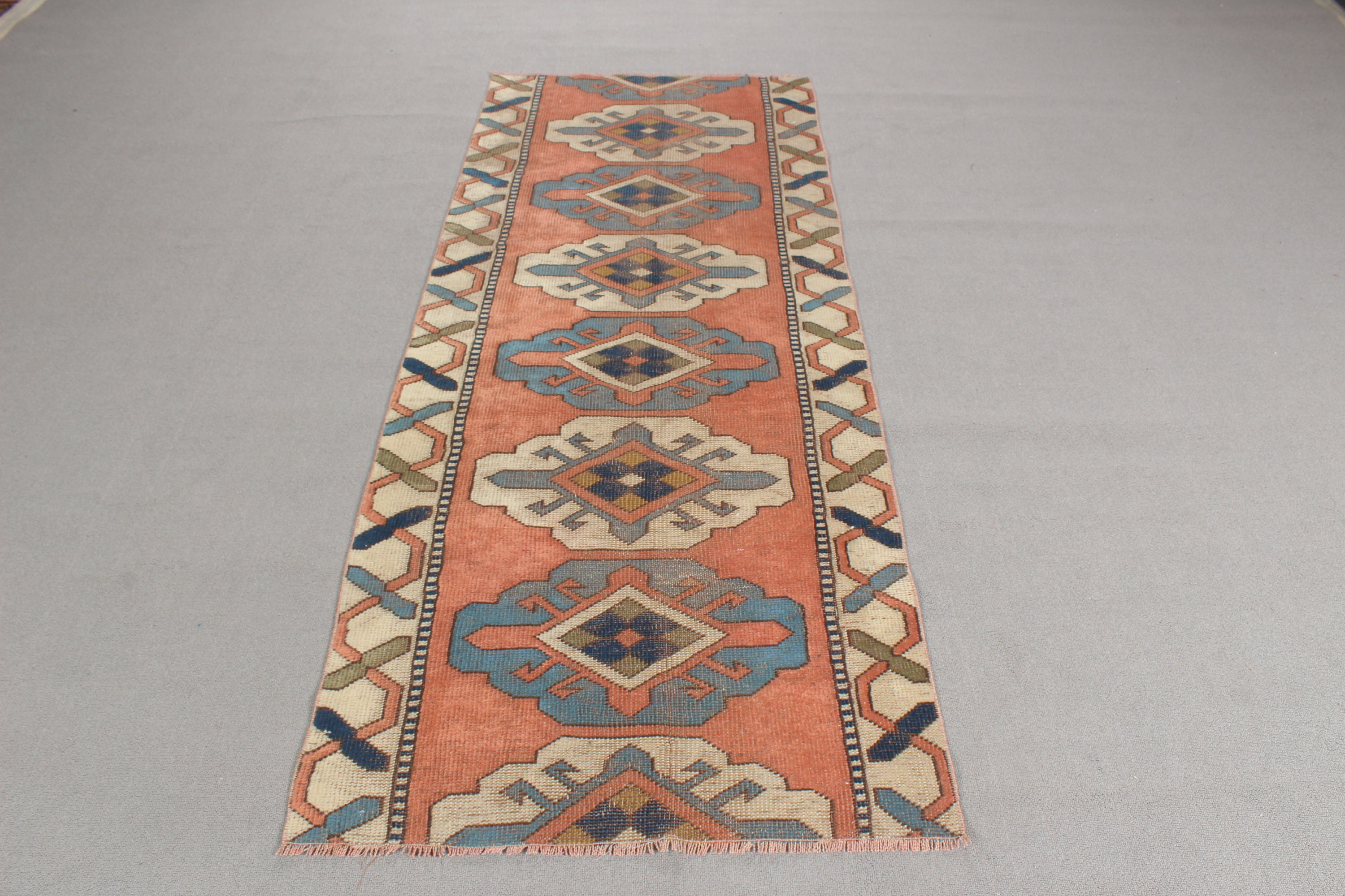 Bungalow Rose Exceptional Red Turkish Runner Rug With Oushak Design ...