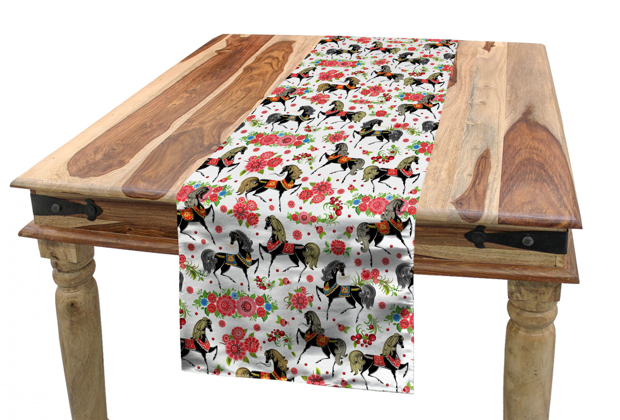 East Urban Home Horses Table Runner | Wayfair