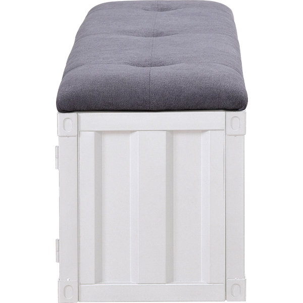Williston Forge Capulet Fabric Upholstered Storage Bench - Wayfair Canada