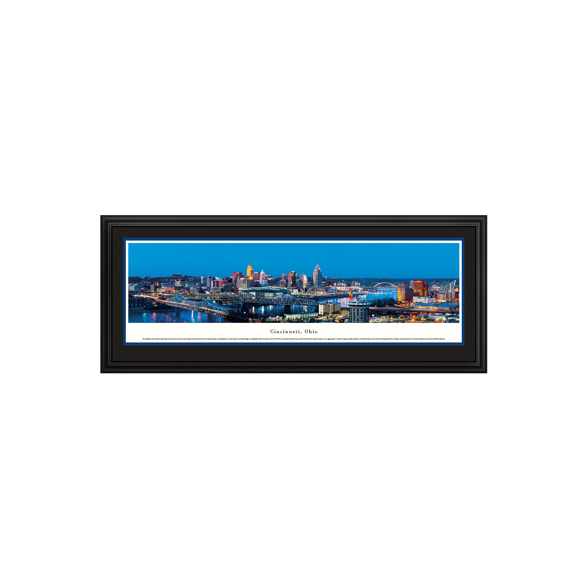 Blakeway Worldwide Panoramas, Inc US Skyline Cincinnati, Ohio by ...