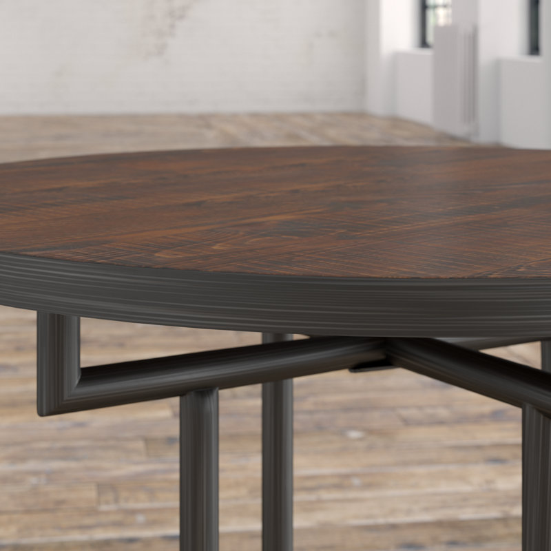 Williston Forge Trevorton Round Solid Wood Top Dining Table & Reviews ...