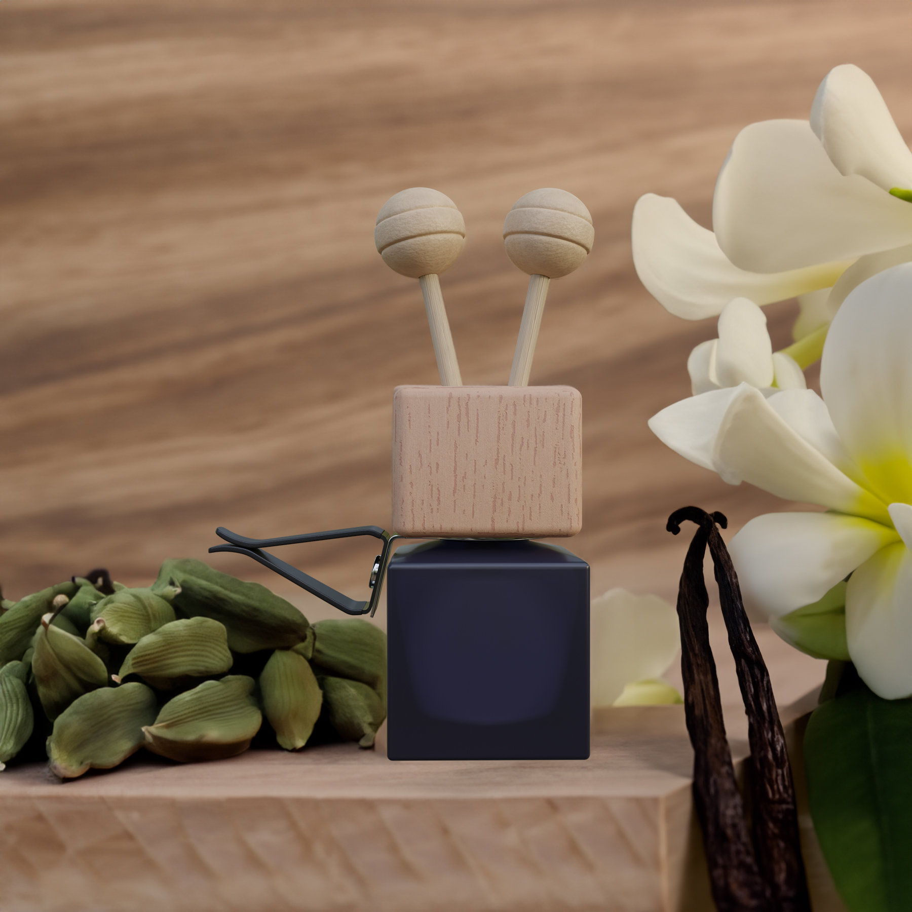 Ebern Designs Lockport Scented Portable Car Reed Diffuser With Reed ...