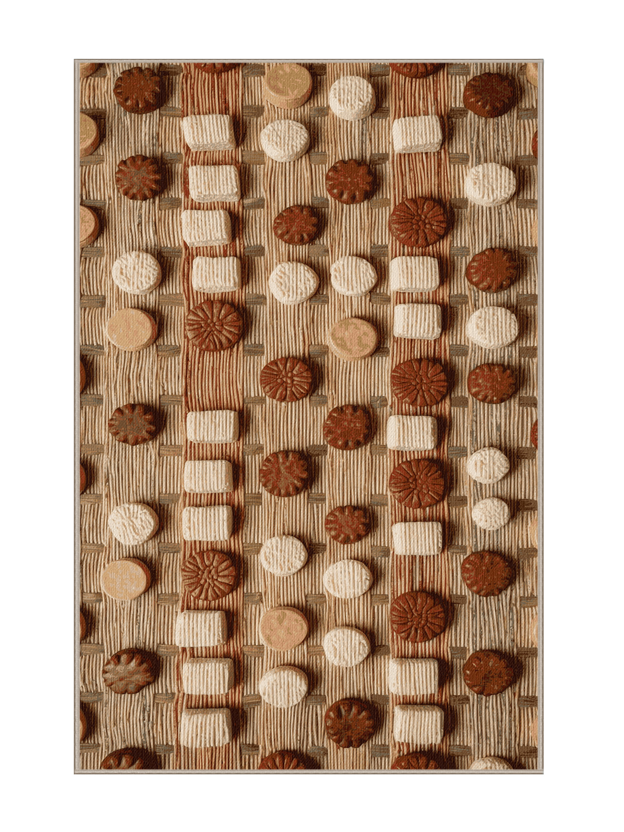 Dakota Fields Washable Rice cakes Desserts Area Rug | Wayfair