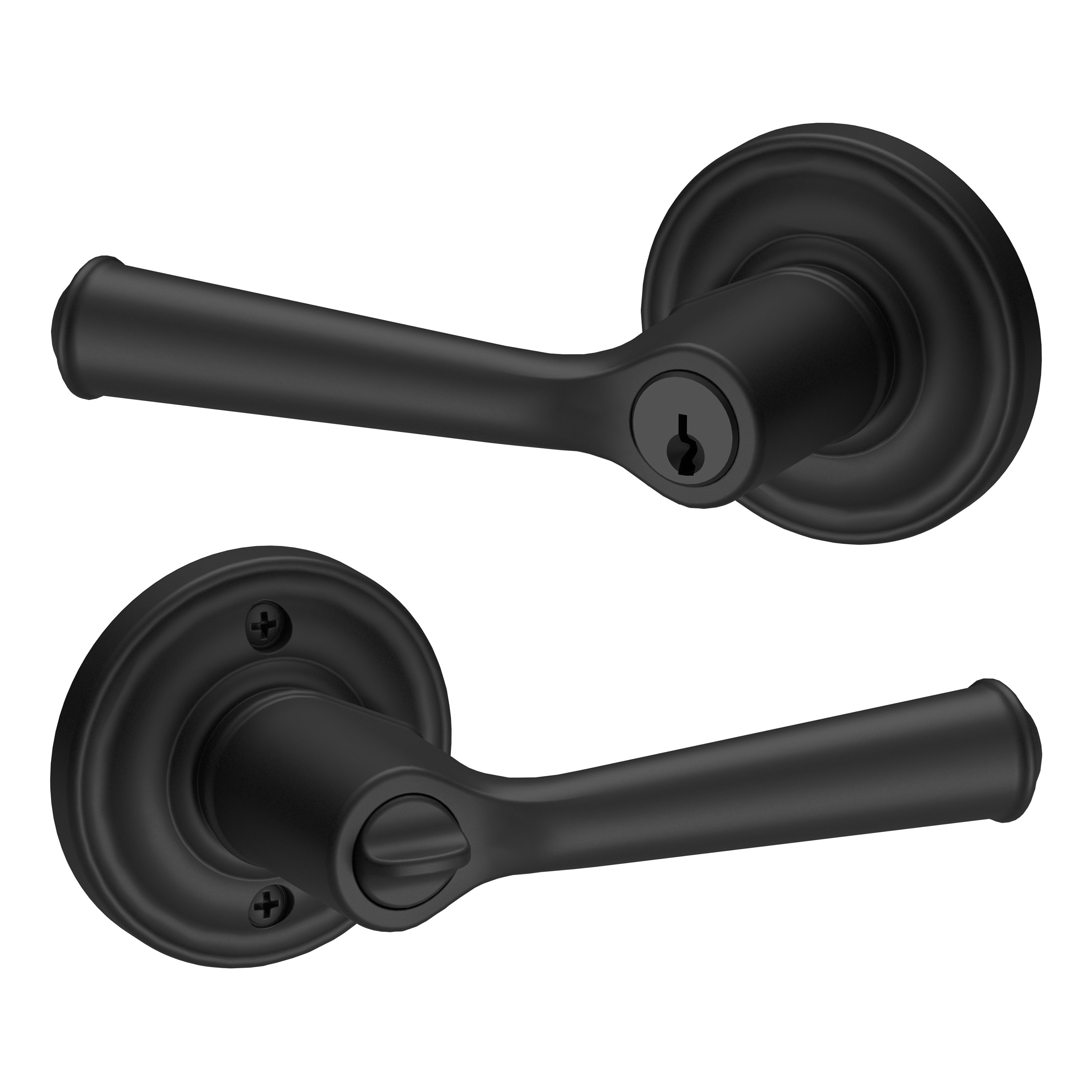 Baldwin Lower Half Handleset with Door Lever | Wayfair