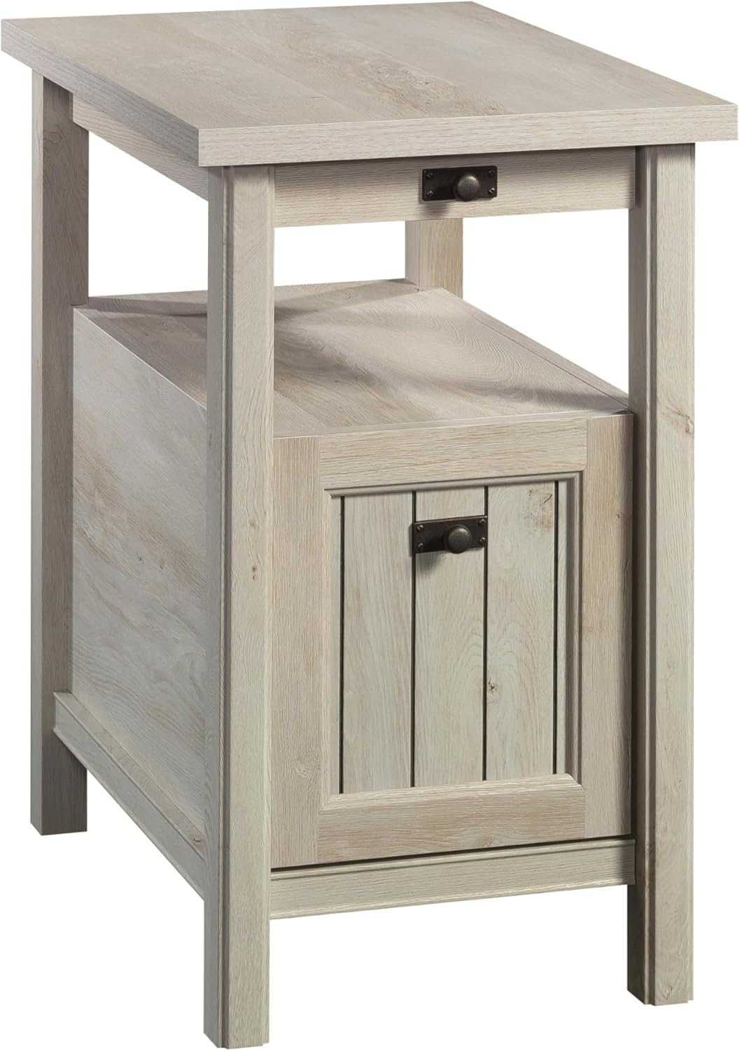 Dakota Fields Recliner Side Table With Hidden Storage And Slide-Out ...