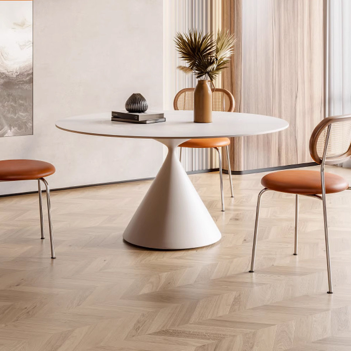 Hokku Designs Nalej Round Dining Table | Wayfair