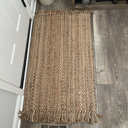 Birch Lane™ Parkerfield Handmade Flatweave Jute/Sisal Natural Area Rug ...