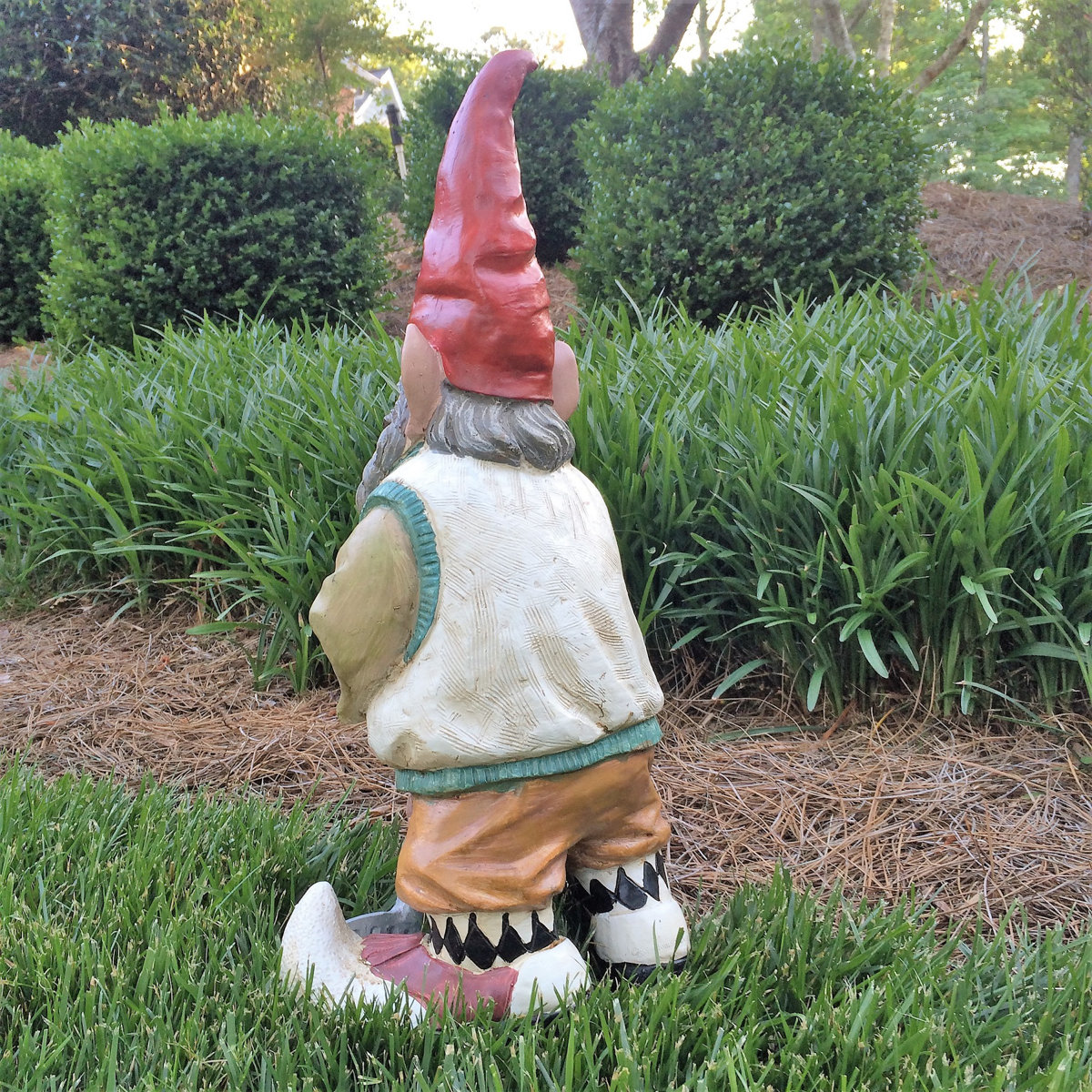 HomeStyles Nowaday Gnome Golfer Garden Statue & Reviews | Wayfair