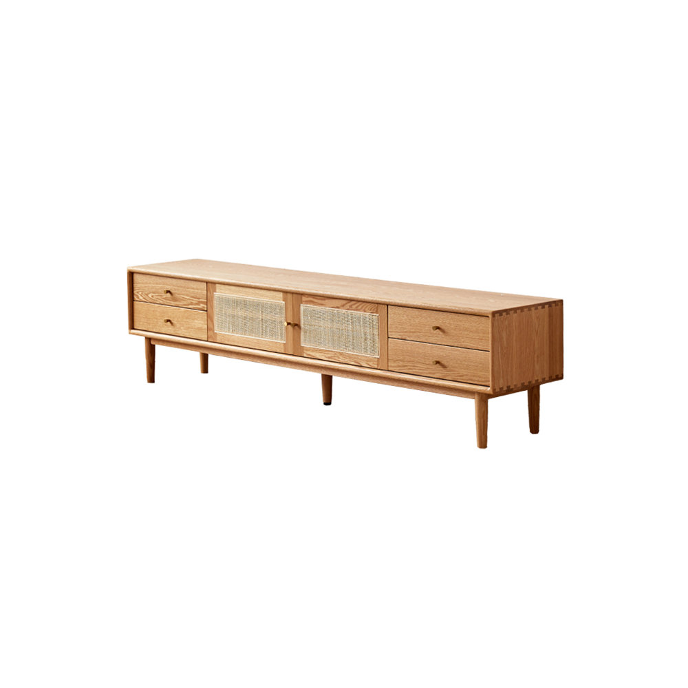 moonlight design Solid wood vine weaving TV stand - Wayfair Canada