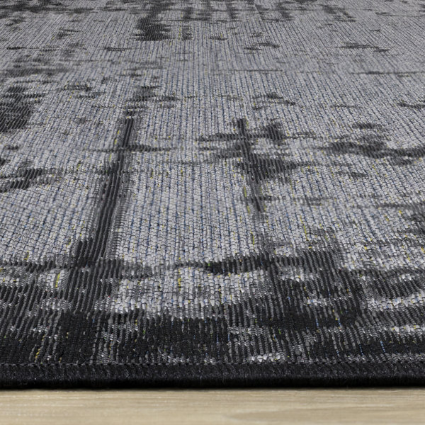 17 Stories Abstract Gray Area Rug & Reviews | Wayfair
