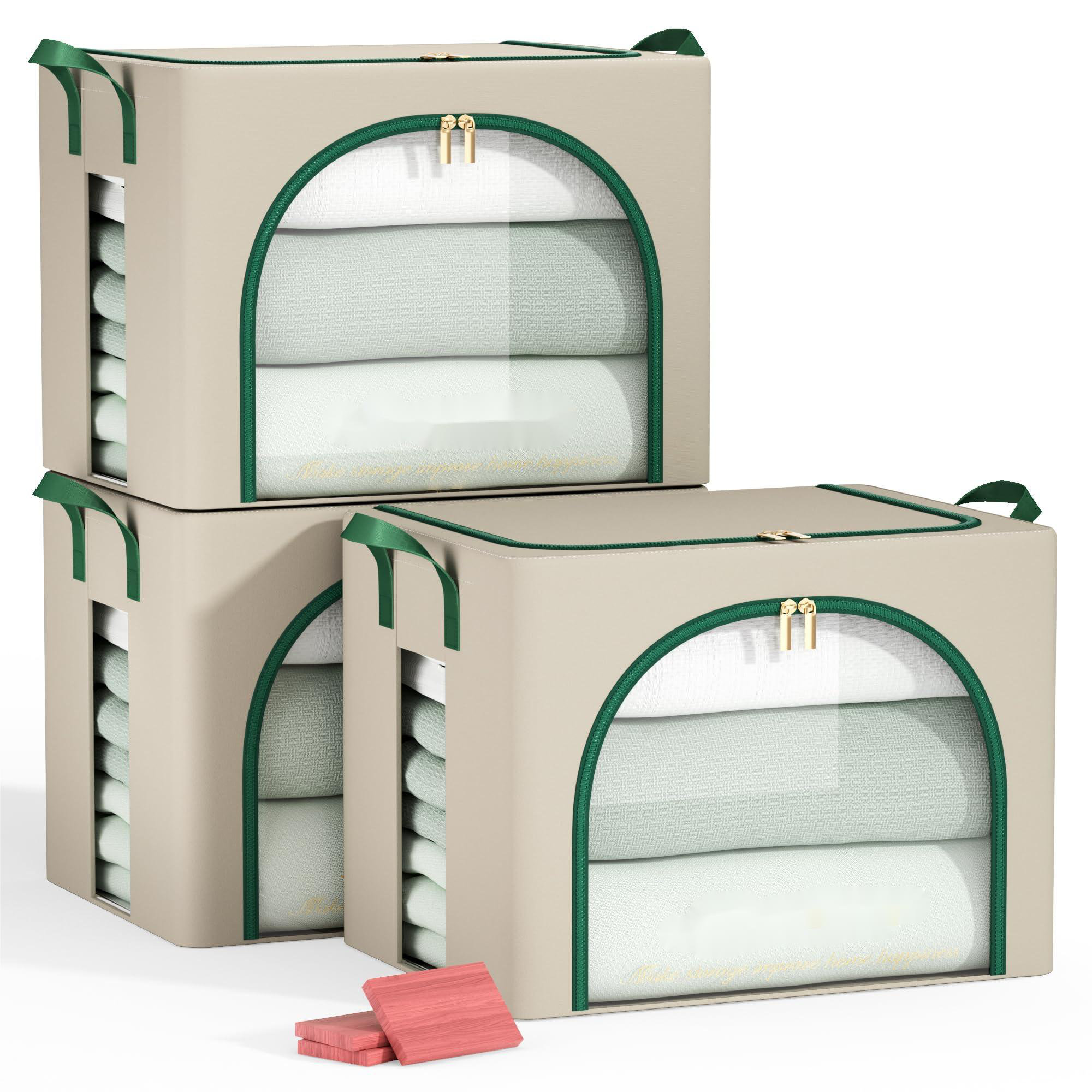 Hokku Designs Clothes Storage Bins With Metal Frame, Sweater Storage ...