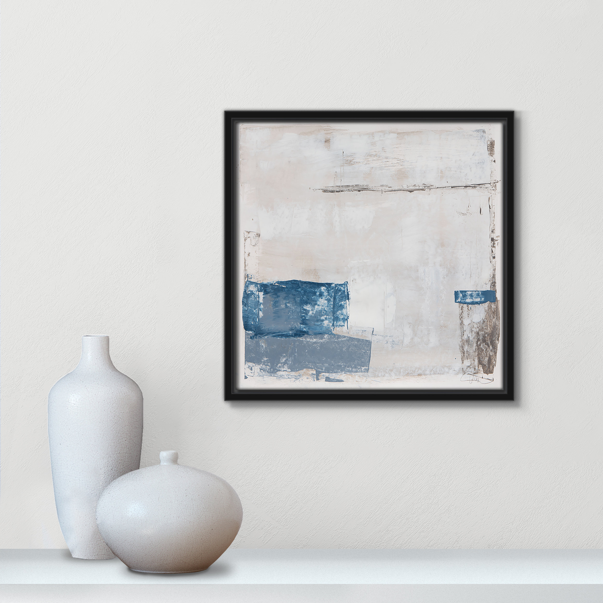 Casa Fine Arts Iced Denim - Square Version Print by Casa Fine Arts ...